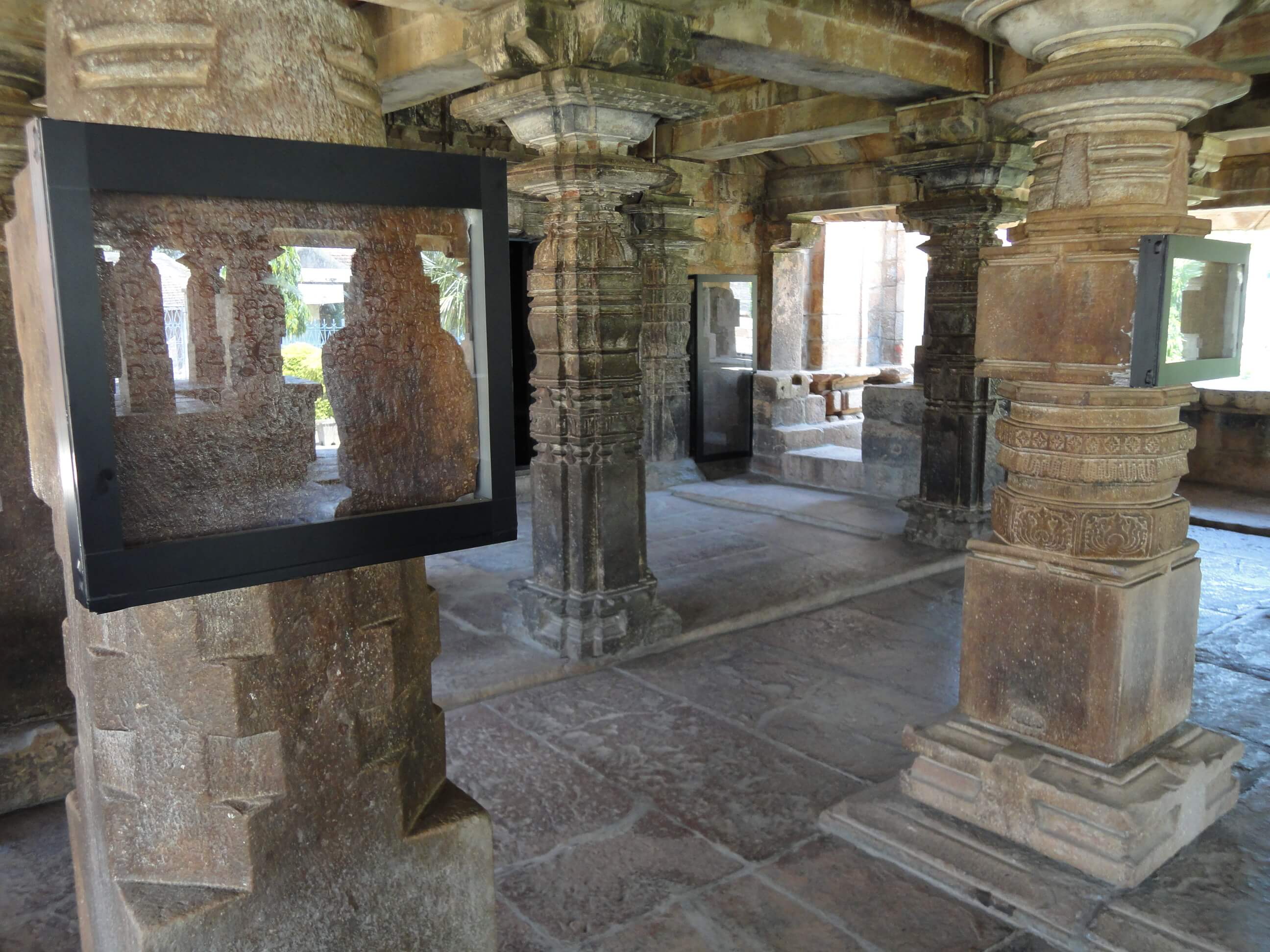 Inscriptions on two pillars in the above temple - ARCHAEOLOGICAL SURVEY ...