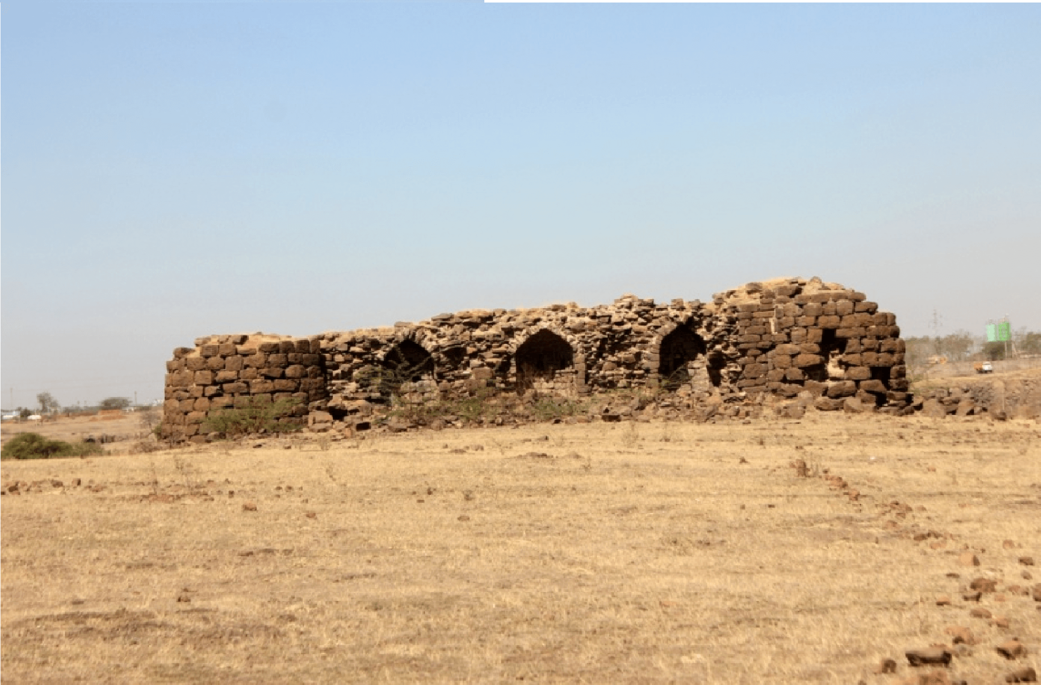 Mahal at Ainapur in field - ARCHAEOLOGICAL SURVEY OF INDIA